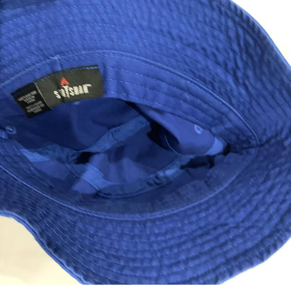 Accessories | Billie Eilish Royal Blue Bucket Hat Lime Green ...